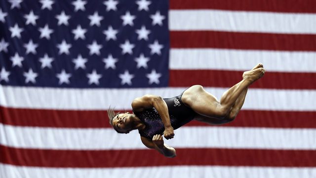Simone Biles makes history with triple double to win 6th U.S. title