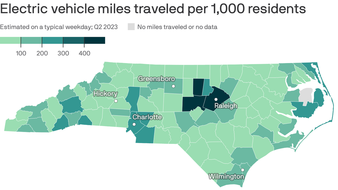 The Triangle's counties are seeing some of the highest EV adoption in ...