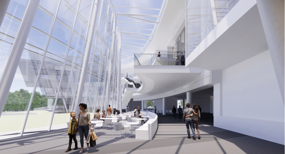 Bezos Learning Center proposed design inspired by galaxies - Axios ...