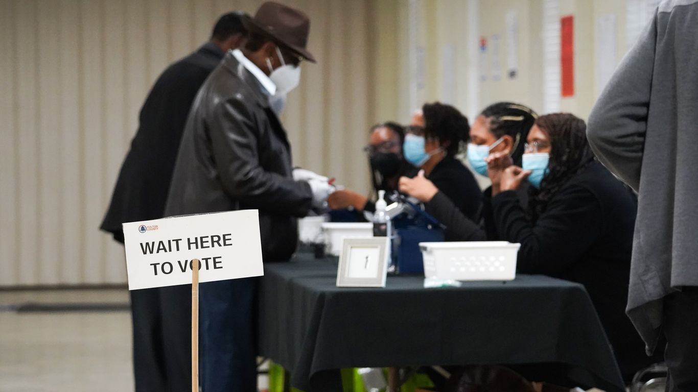 Georgia reports record early voting turnout