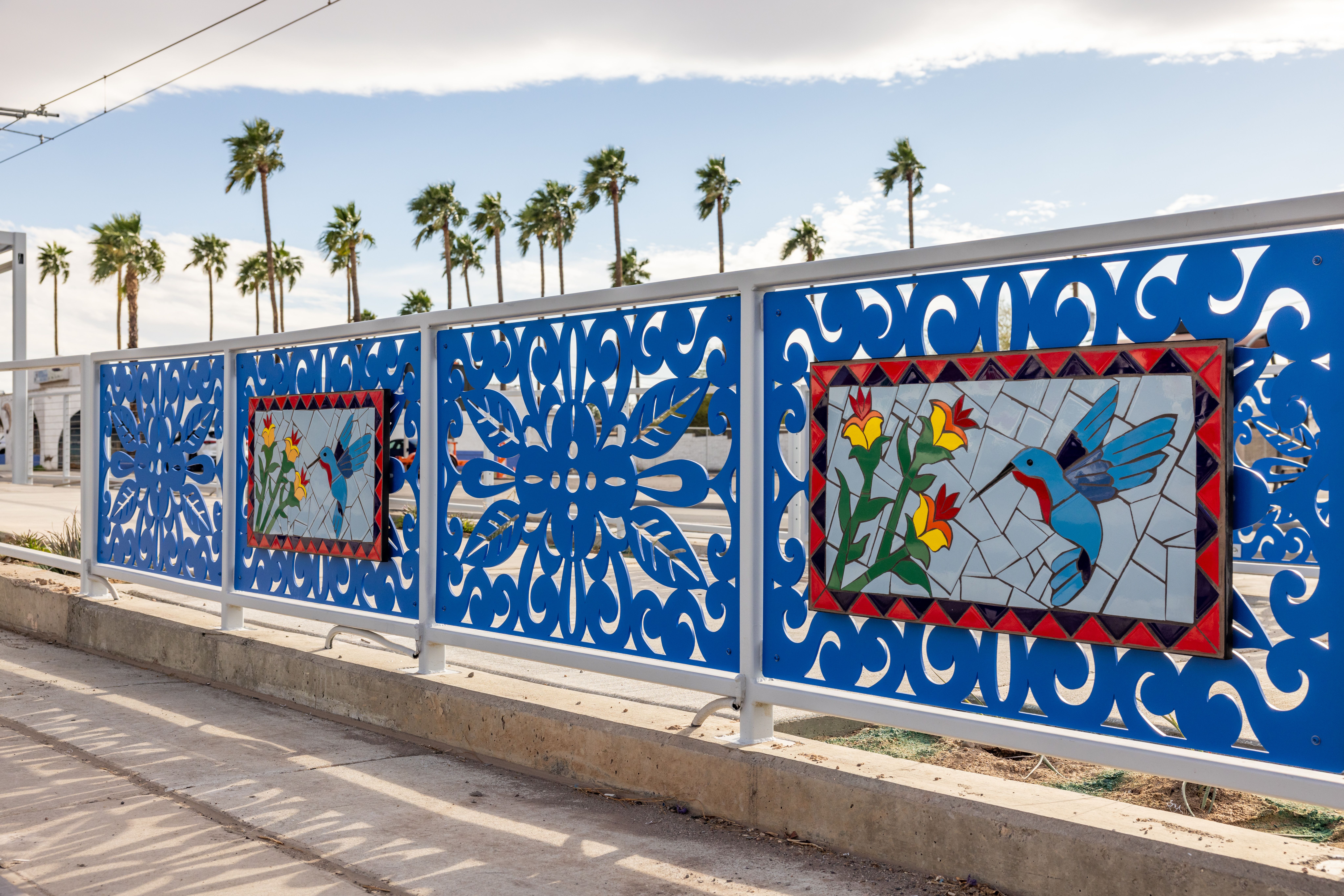 Art along Phoenix light rail extension dazzles - Axios Phoenix