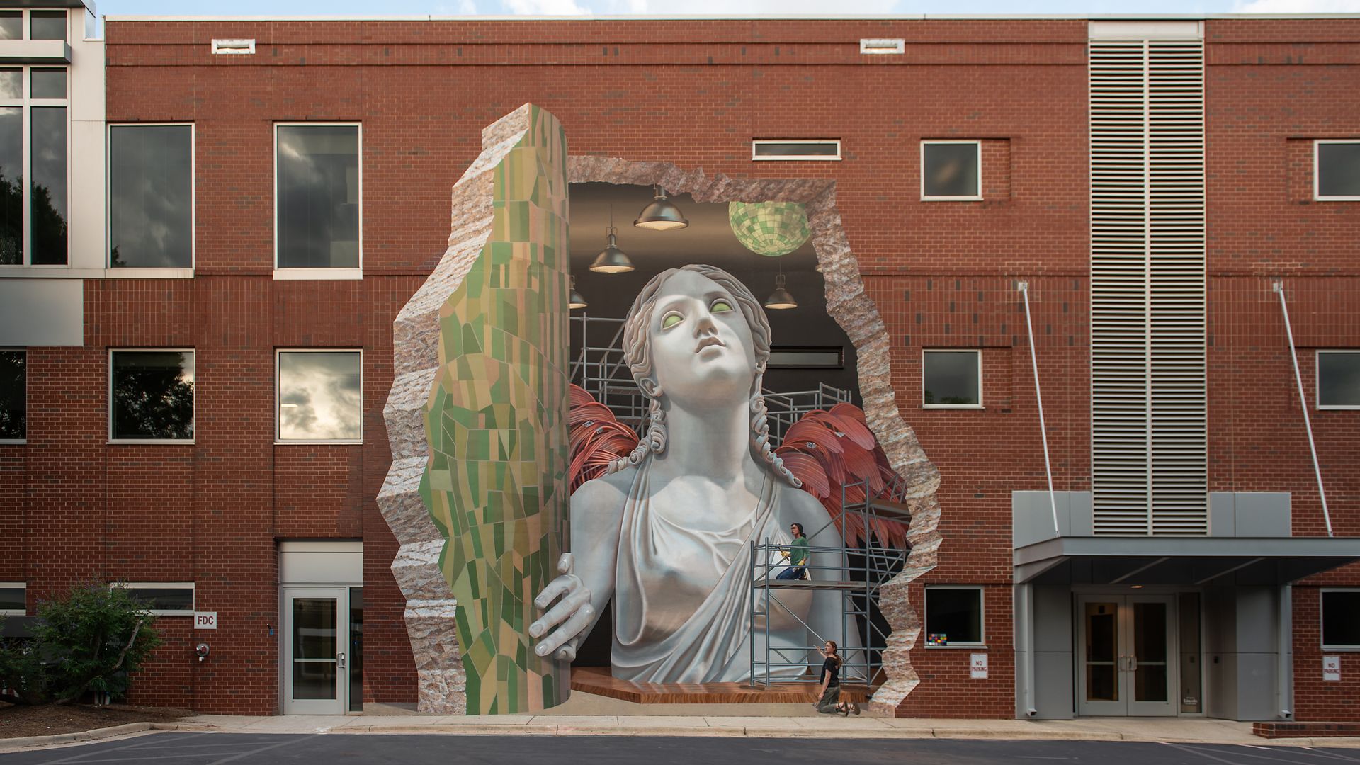 1 photo to go: An AI inspired mural - Axios Raleigh