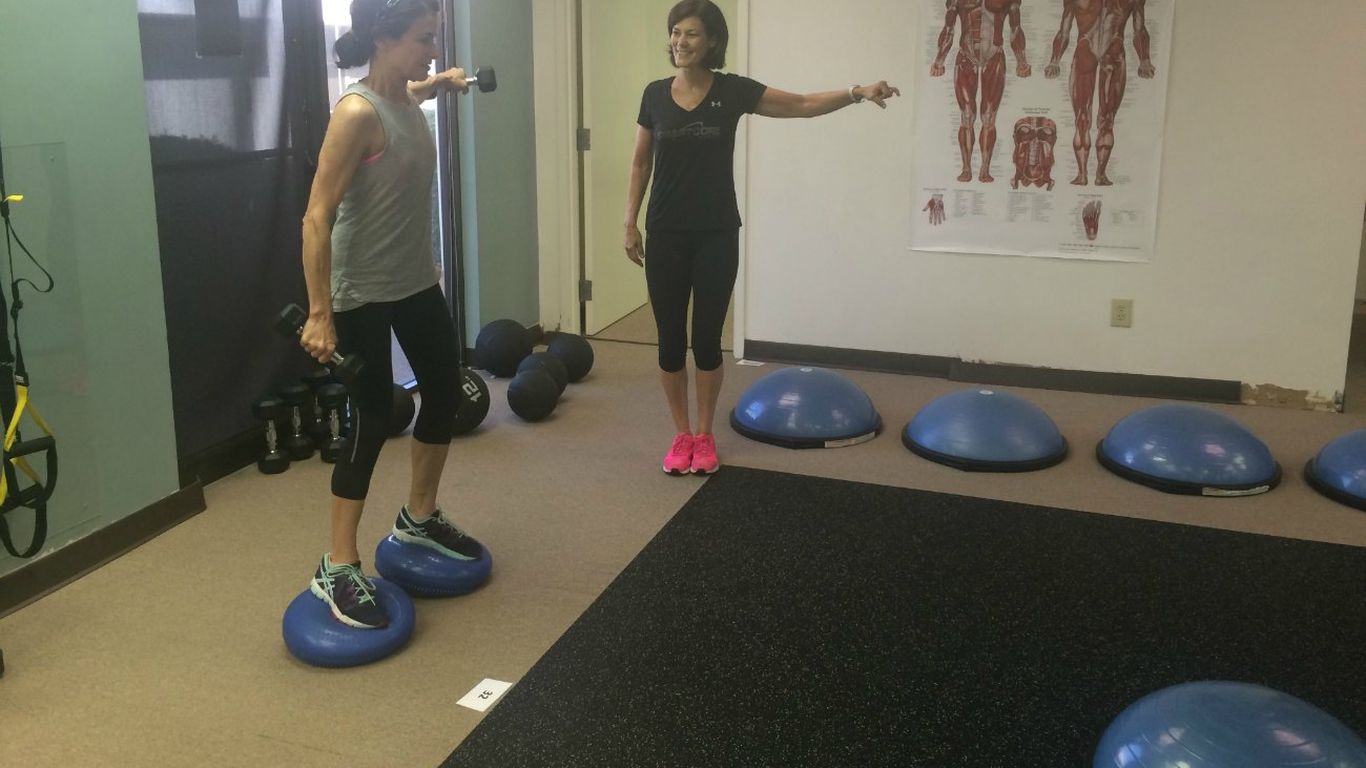 SmartCore Fitness uses intelligent sequencing and tricky balance to ...