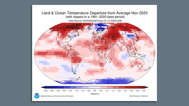 NOAA "virtually certain" 2023 will be the warmest year on record
