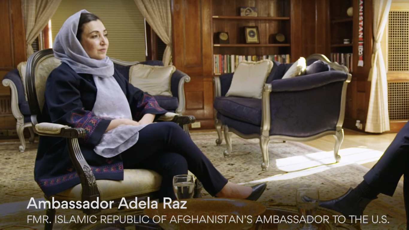 "Axios on HBO" exclusive interview Afghanistan ambassador Adela Raz