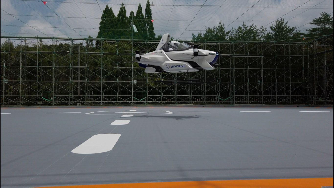 Japanese company completes manned “flying car" test flight