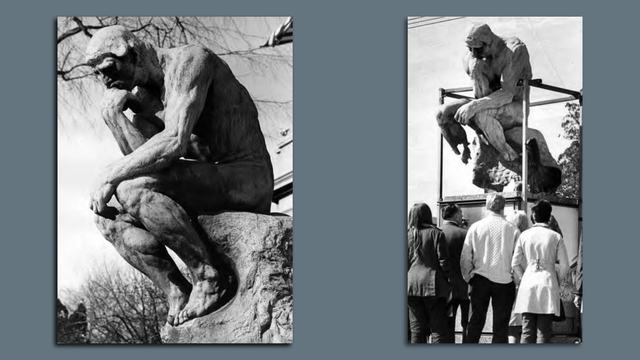 Cleveland Museum of Art's "The Thinker" statue bombing remains unsolved ...
