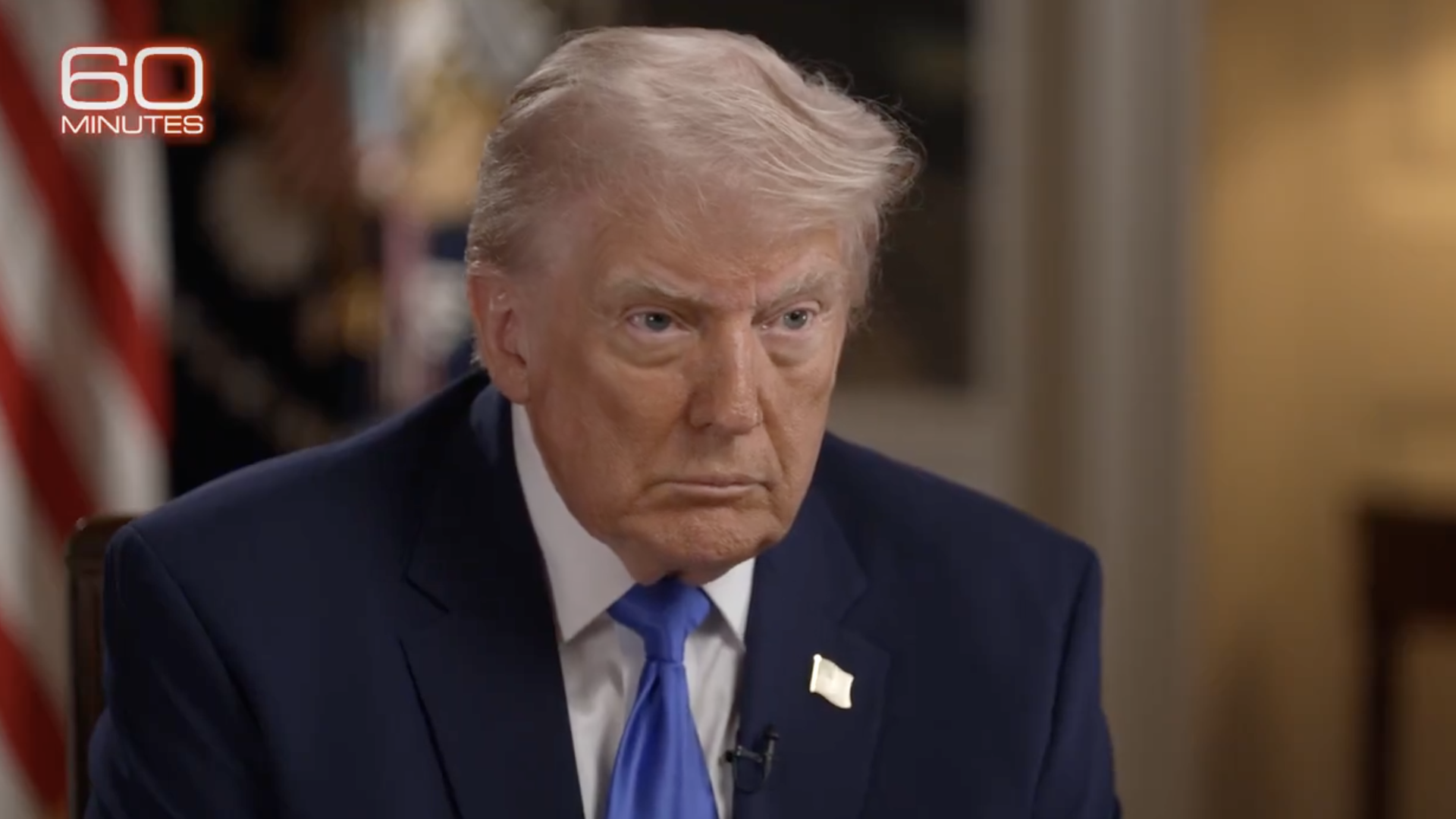 Trump slams "60 Minutes" for asking about gunman manifesto allegations