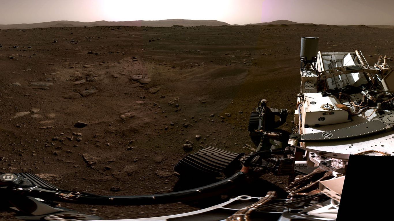 Watch and listen to Perseverance's first moments on Mars