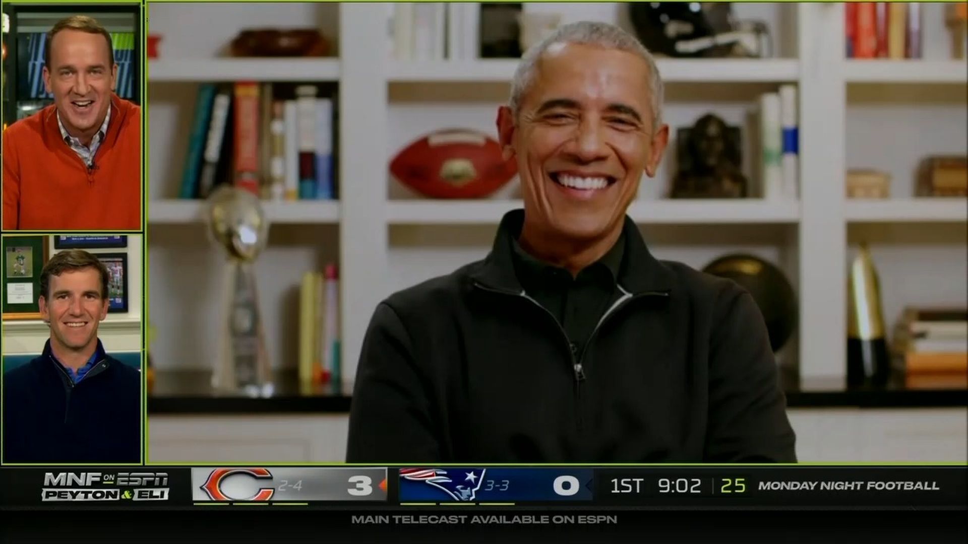 How ESPN's "Manningcast" landed Obama
