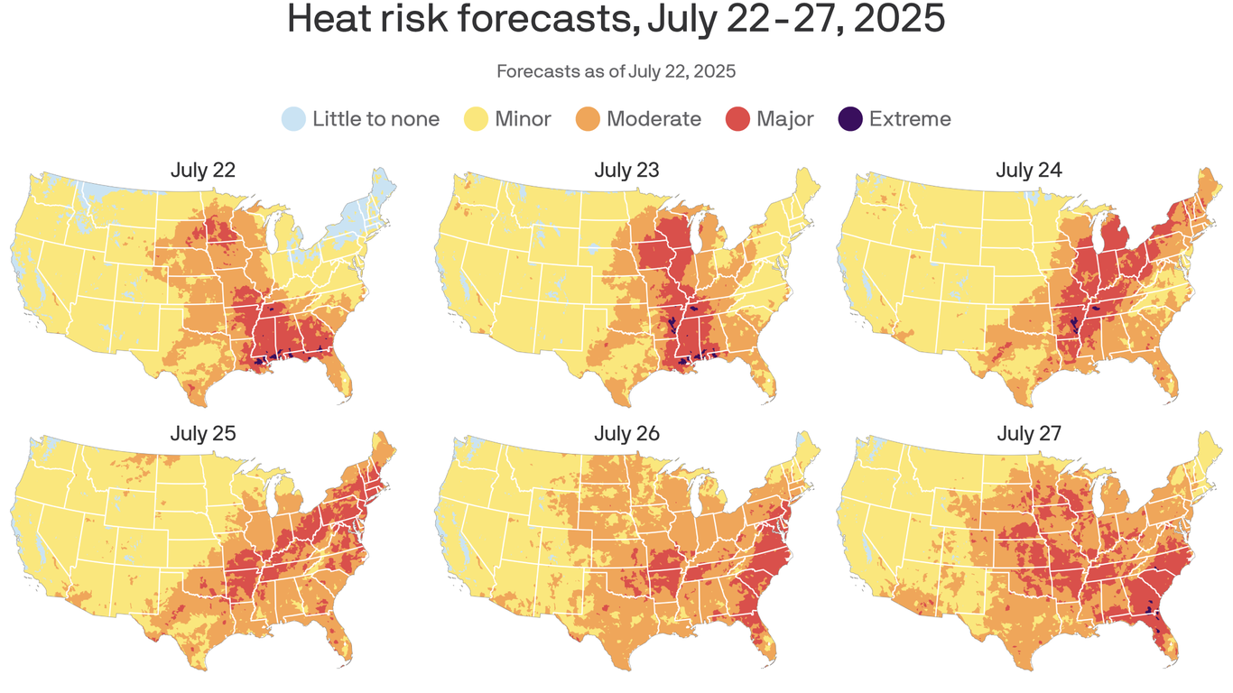 A heat dome and "corn sweat" bring dangerous temperatures to Indiana ...