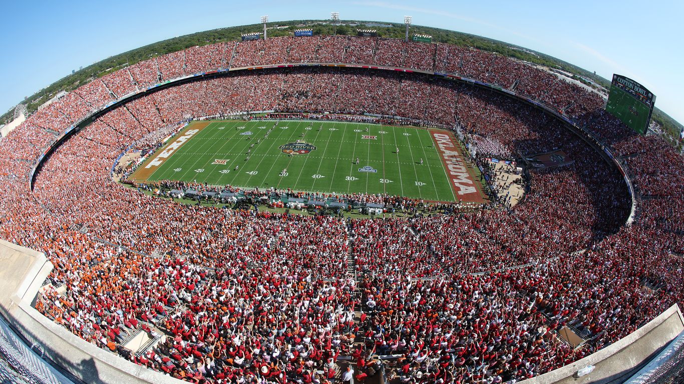 No. 1 UT faces OU in annual Red River Rivalry - Axios Dallas