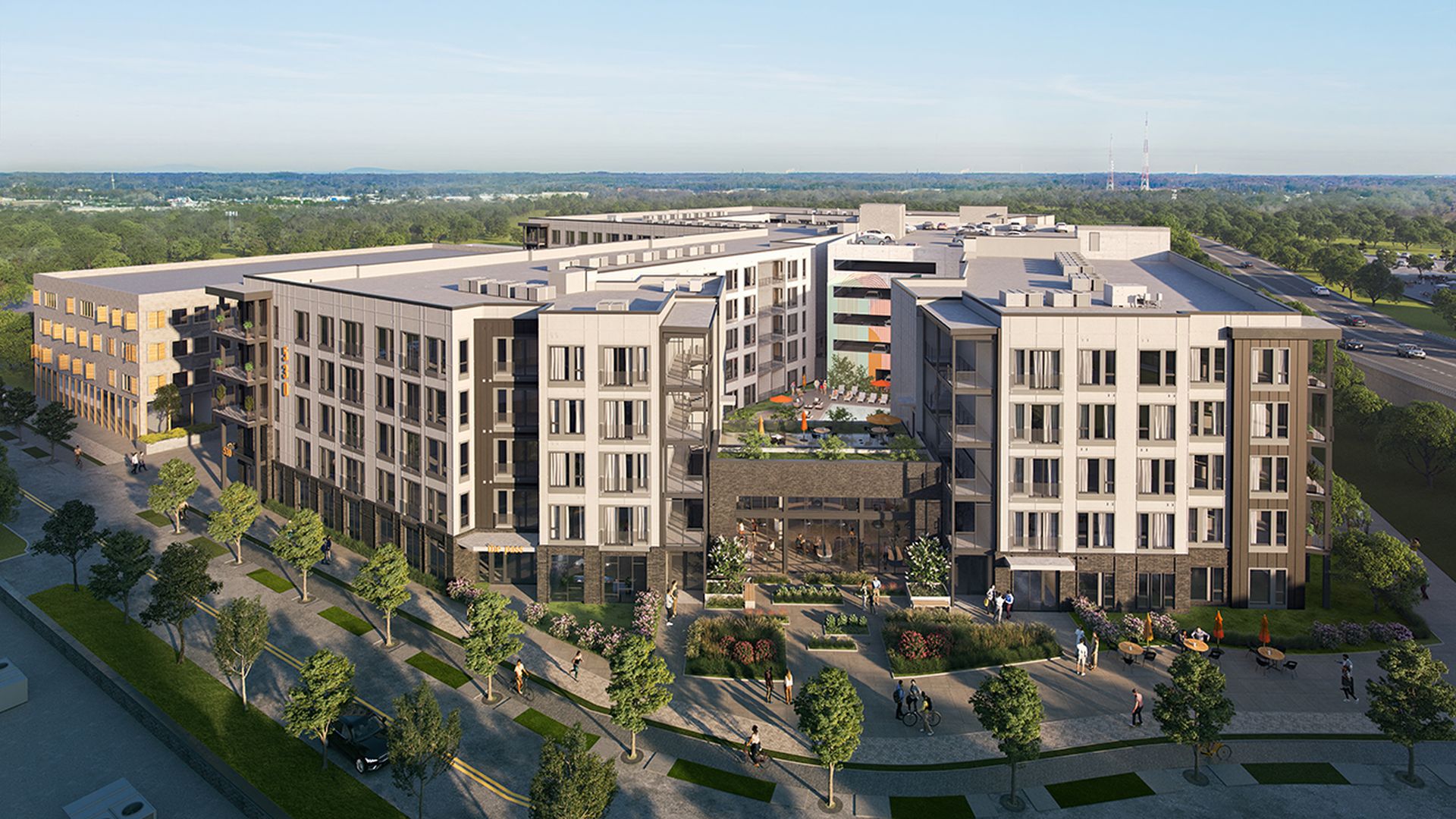 Fresh renderings: Construction ramps up on a 12-acre development in an ...