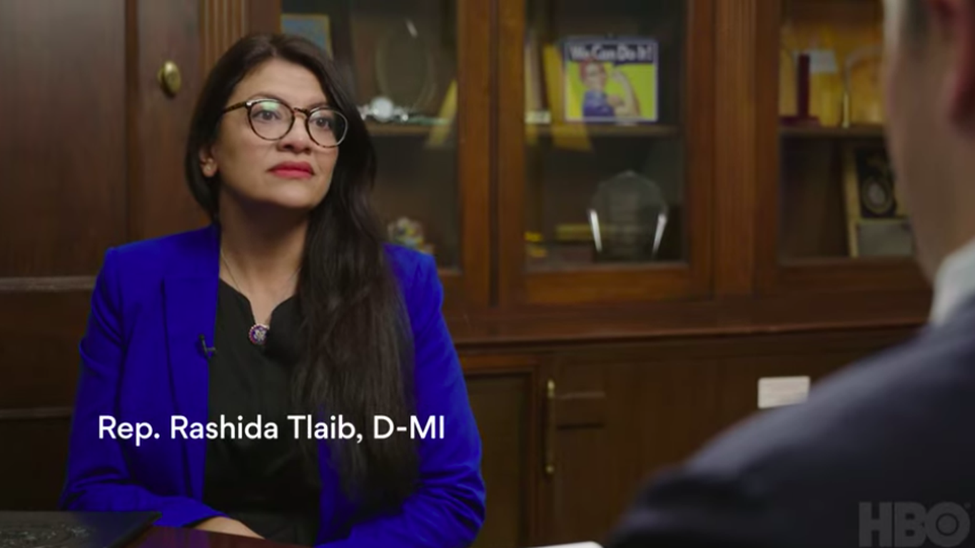 Preview: "Axios on HBO" interviews Rep. Rashida Tlaib