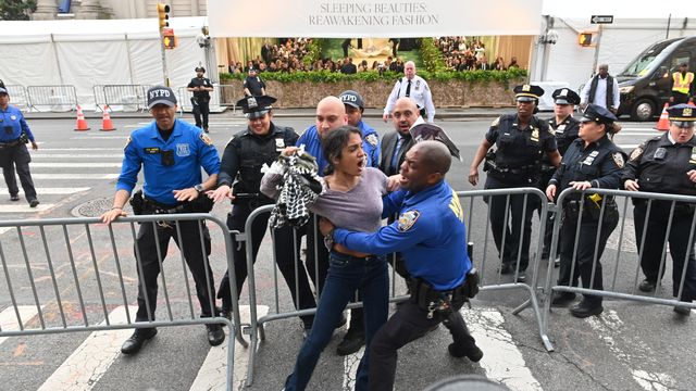 Met Gala 2024: Gaza war protesters march on event, arrests made