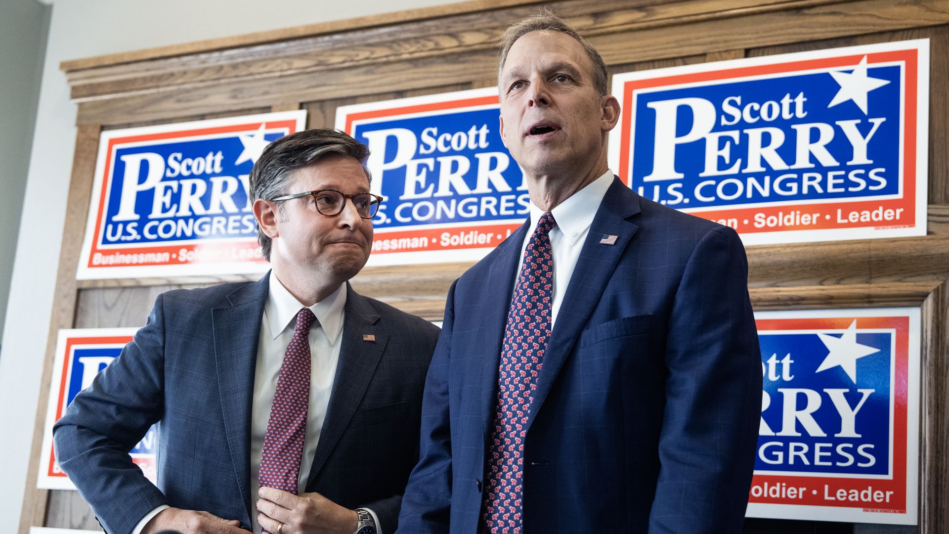 Mike Johnson PAC rushes to bail out ex-Freedom Caucus Chair Perry