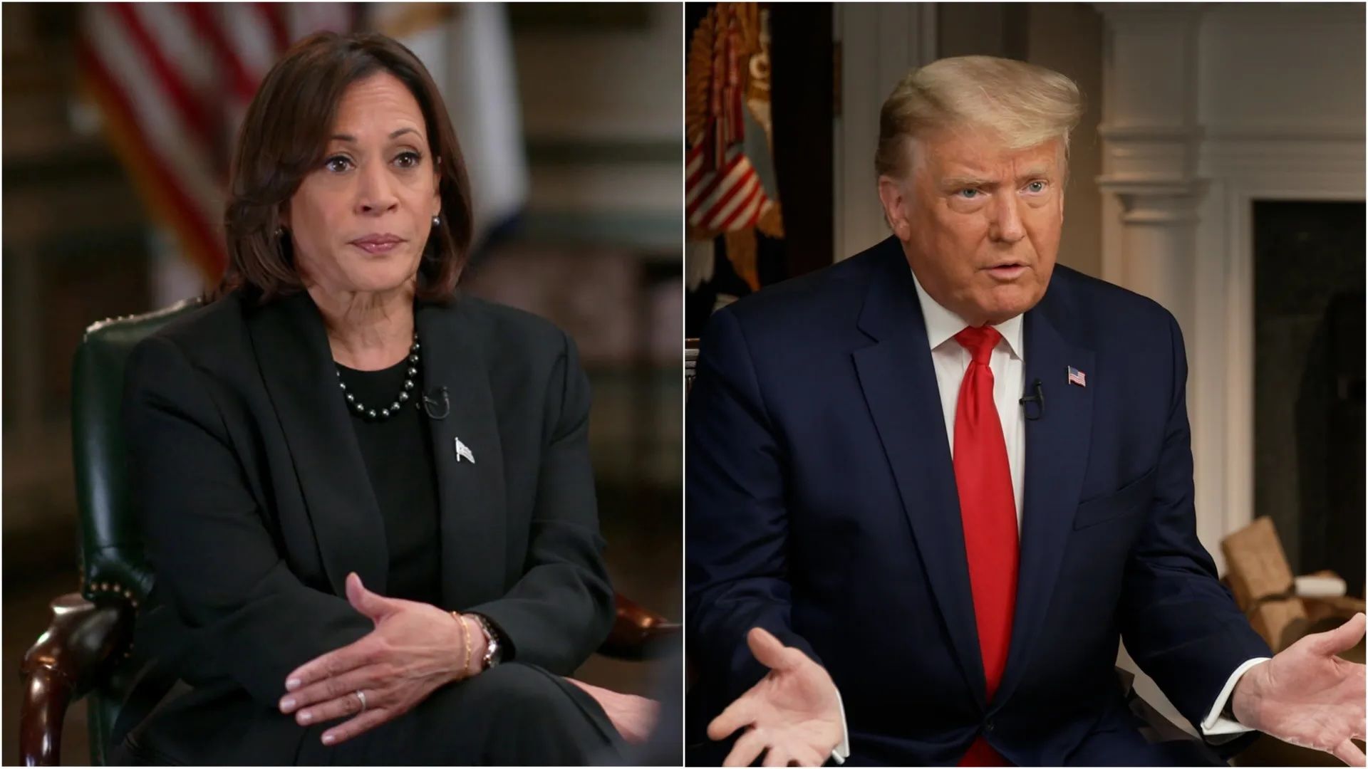 Trump rejects "60 Minutes" interview; Harris accepts