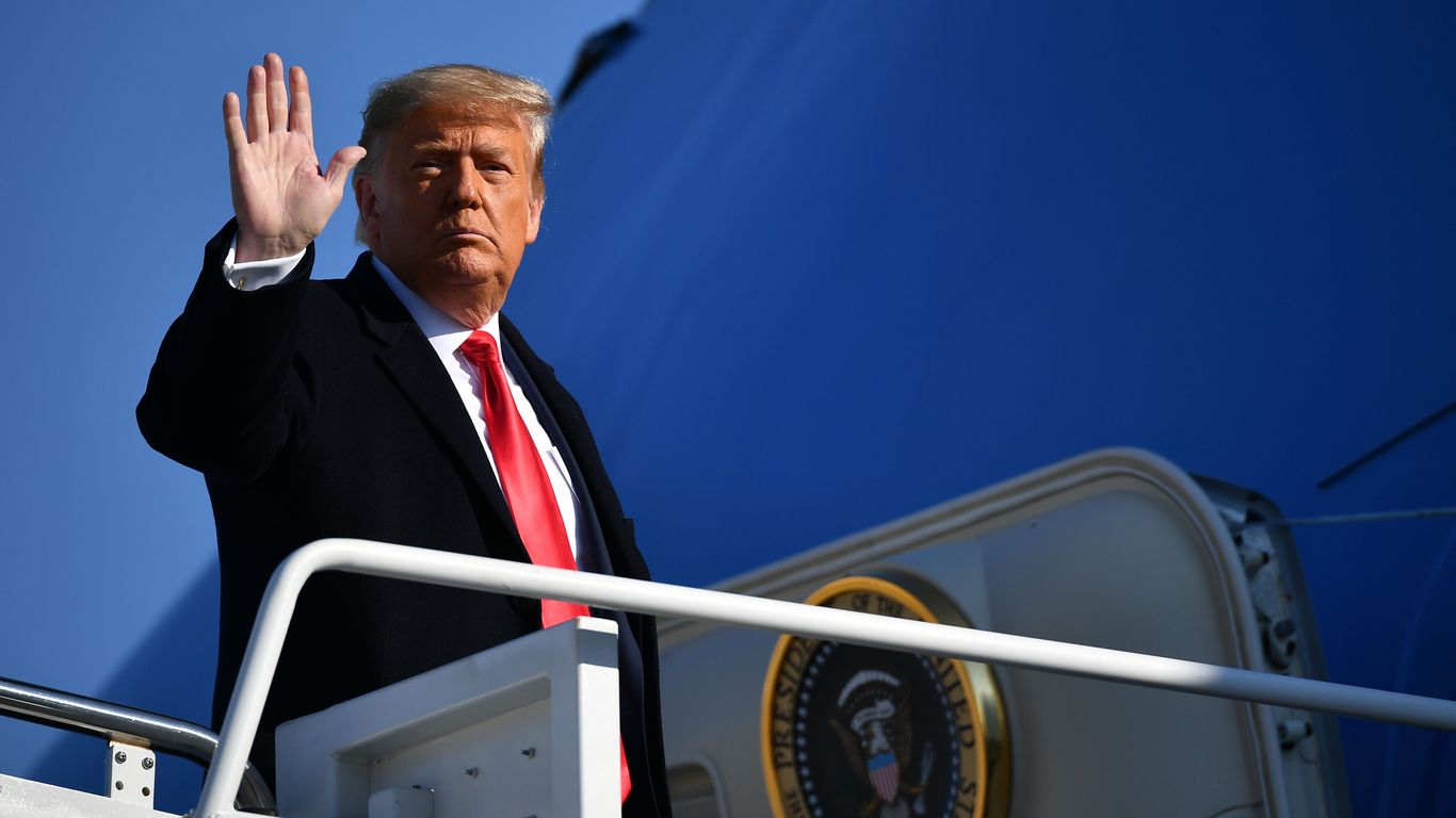 Trump gives farewell address: "We did what we came here to do"