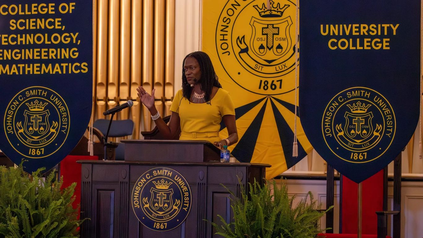 JCSU's new president welcomed with fanfare - Axios Charlotte