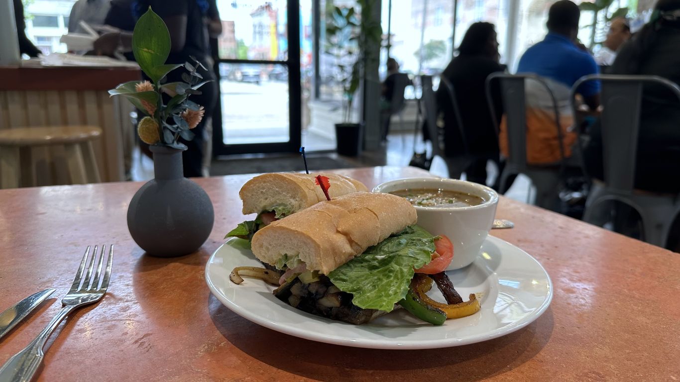 Café Reconcile has a great vegetarian poboy - Axios New Orleans