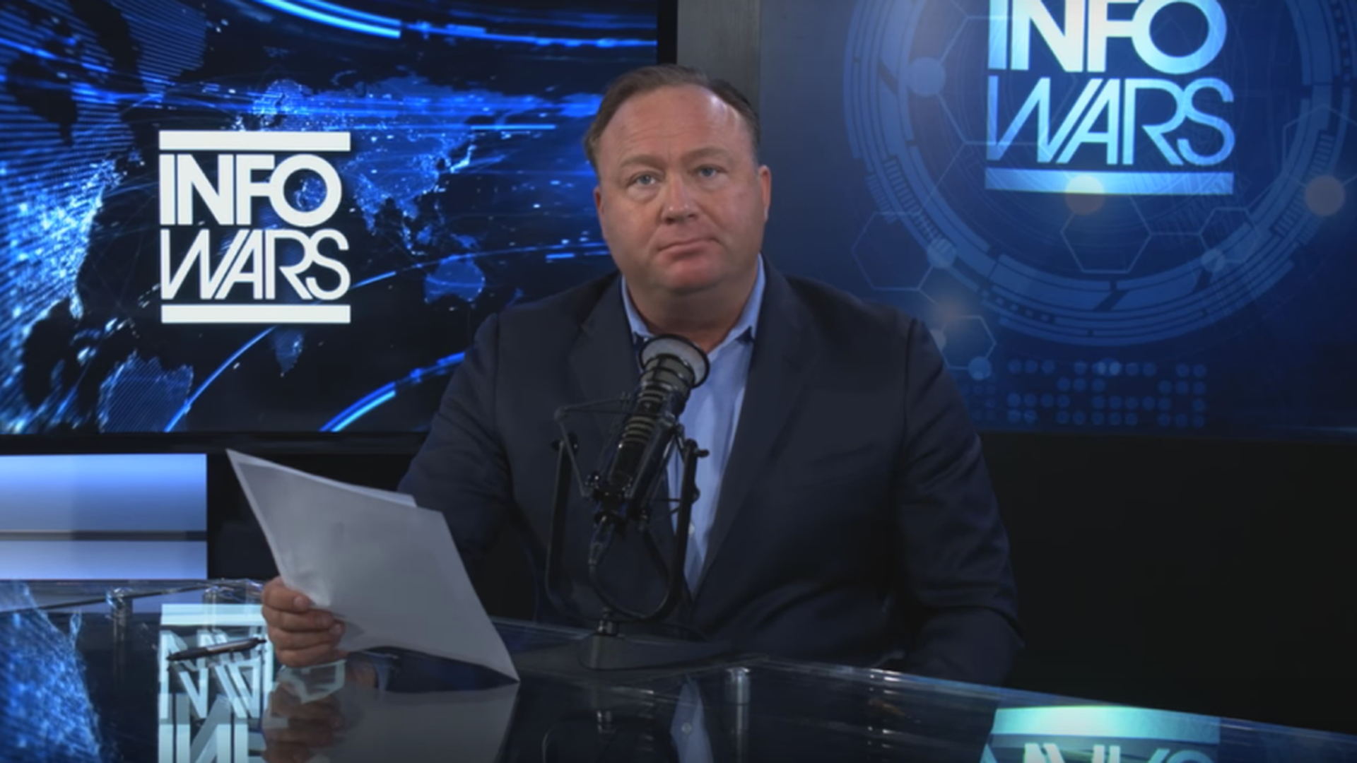 The real Alex Jones: "He's playing a character"