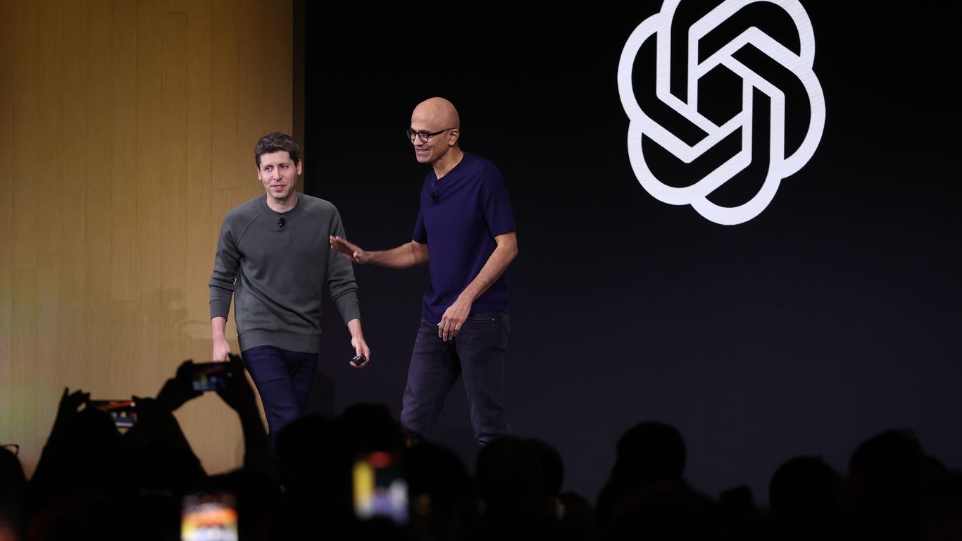 Microsoft hires Sam Altman and Greg Brockman to lead new AI research unit