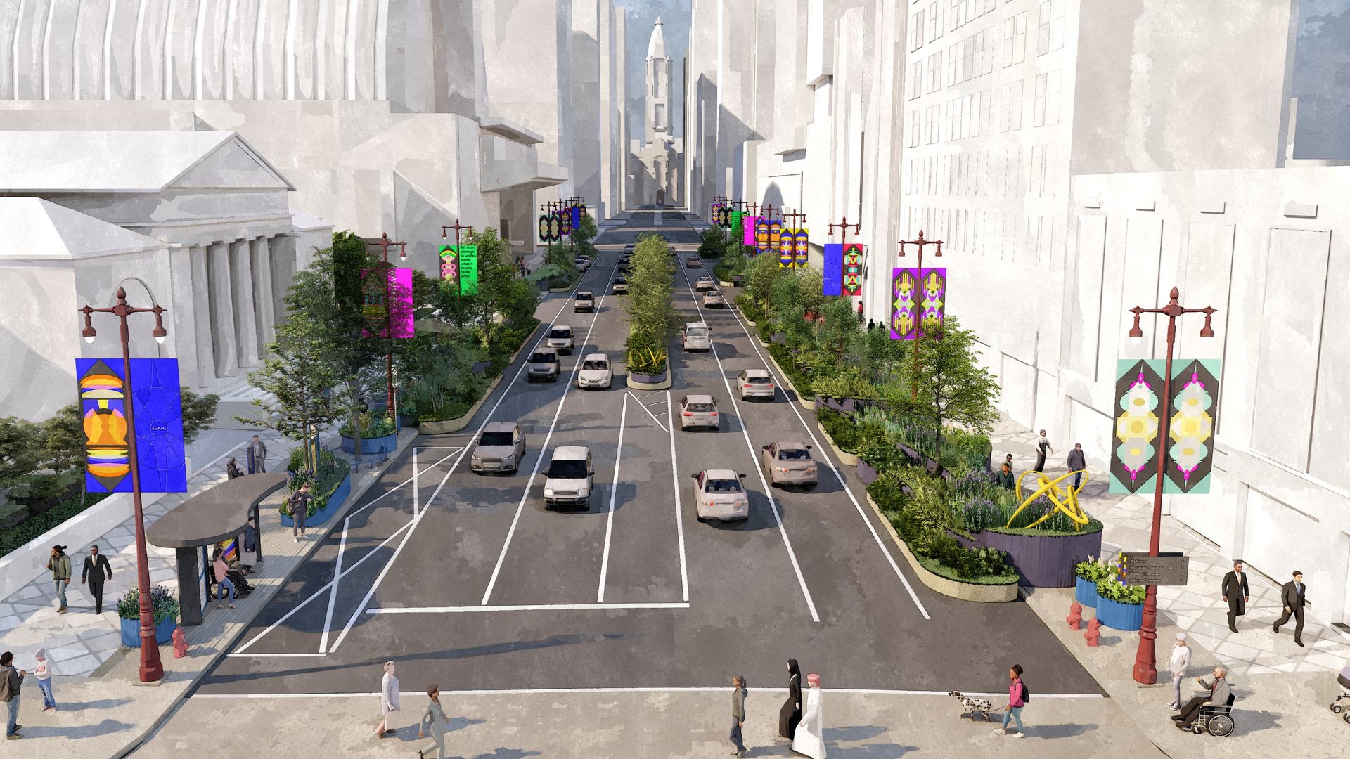 Philadelphia Avenue of the Arts to be transformed into $100M park ...