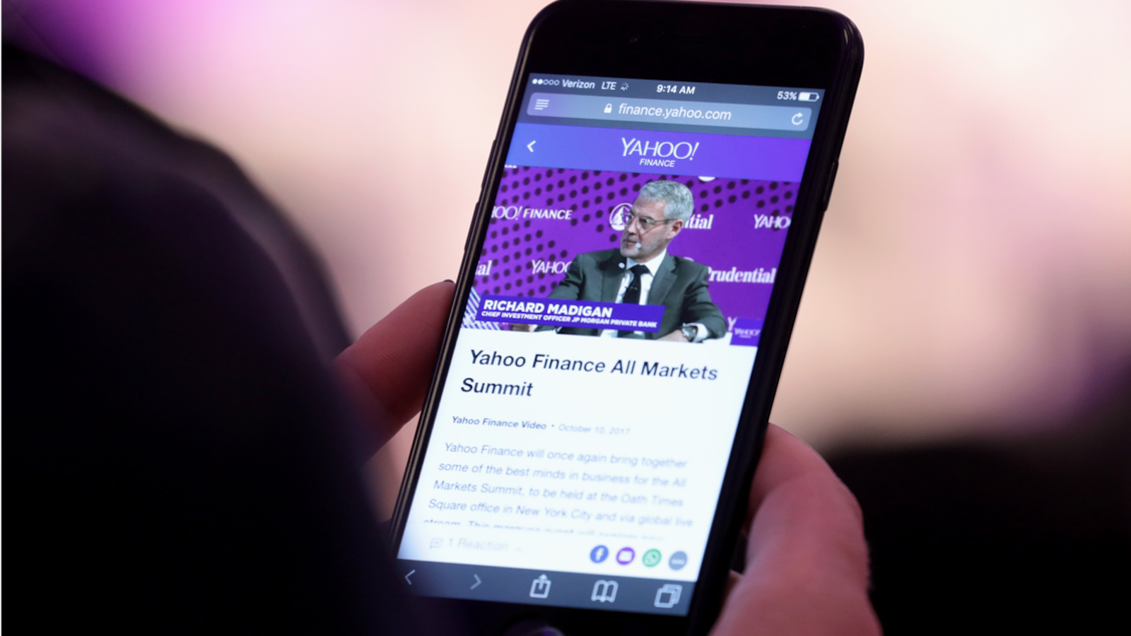Scoop: Yahoo Finance launching live video streaming network this year