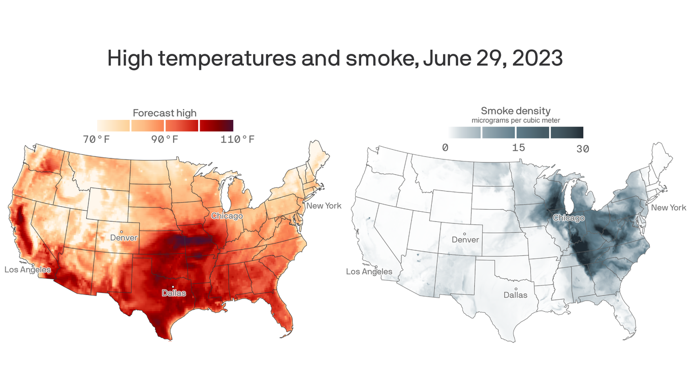 Wildfire smoke, simultaneous heat wave illustrate our climate future
