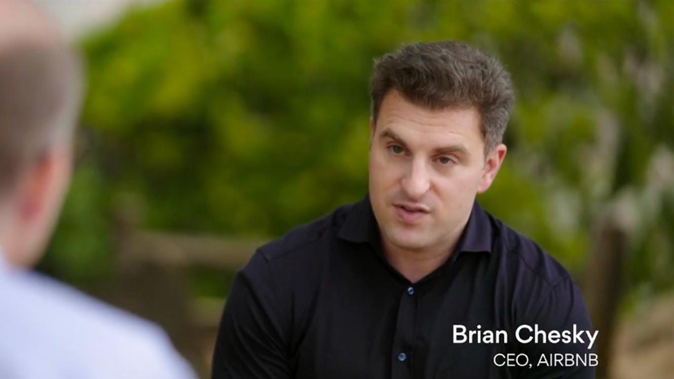 Preview: "Axios on HBO" interviews Airbnb CEO Brian Chesky