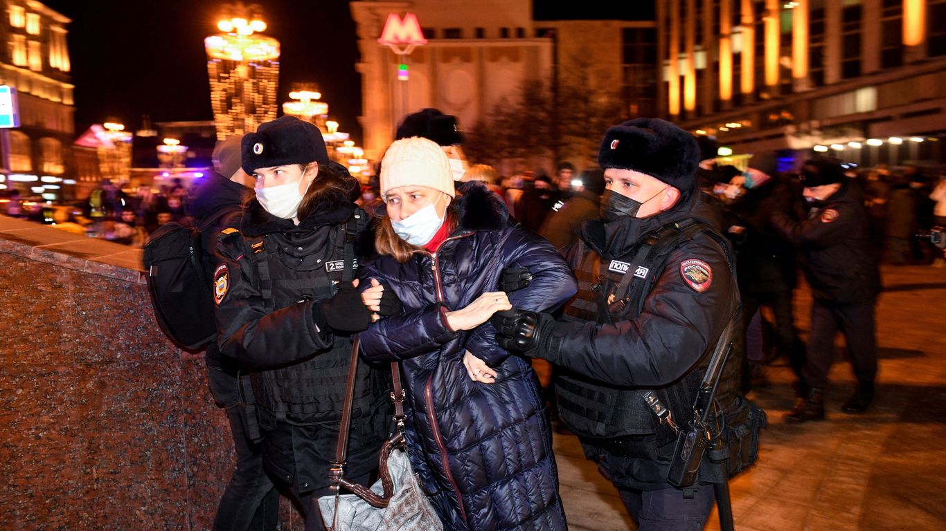 Over 1,700 Russians detained during anti-war demonstrations