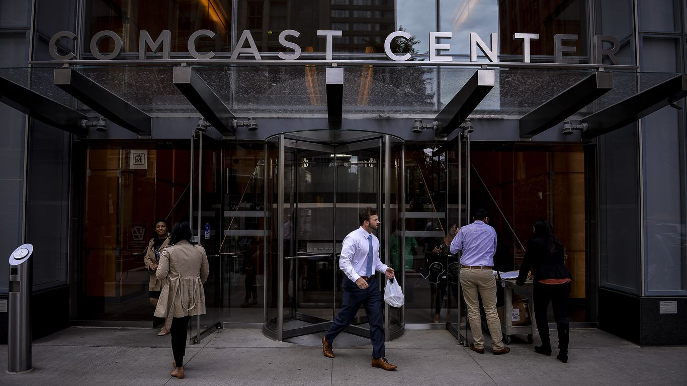 Comcast's new in-office mandate could boost Center City - Axios ...