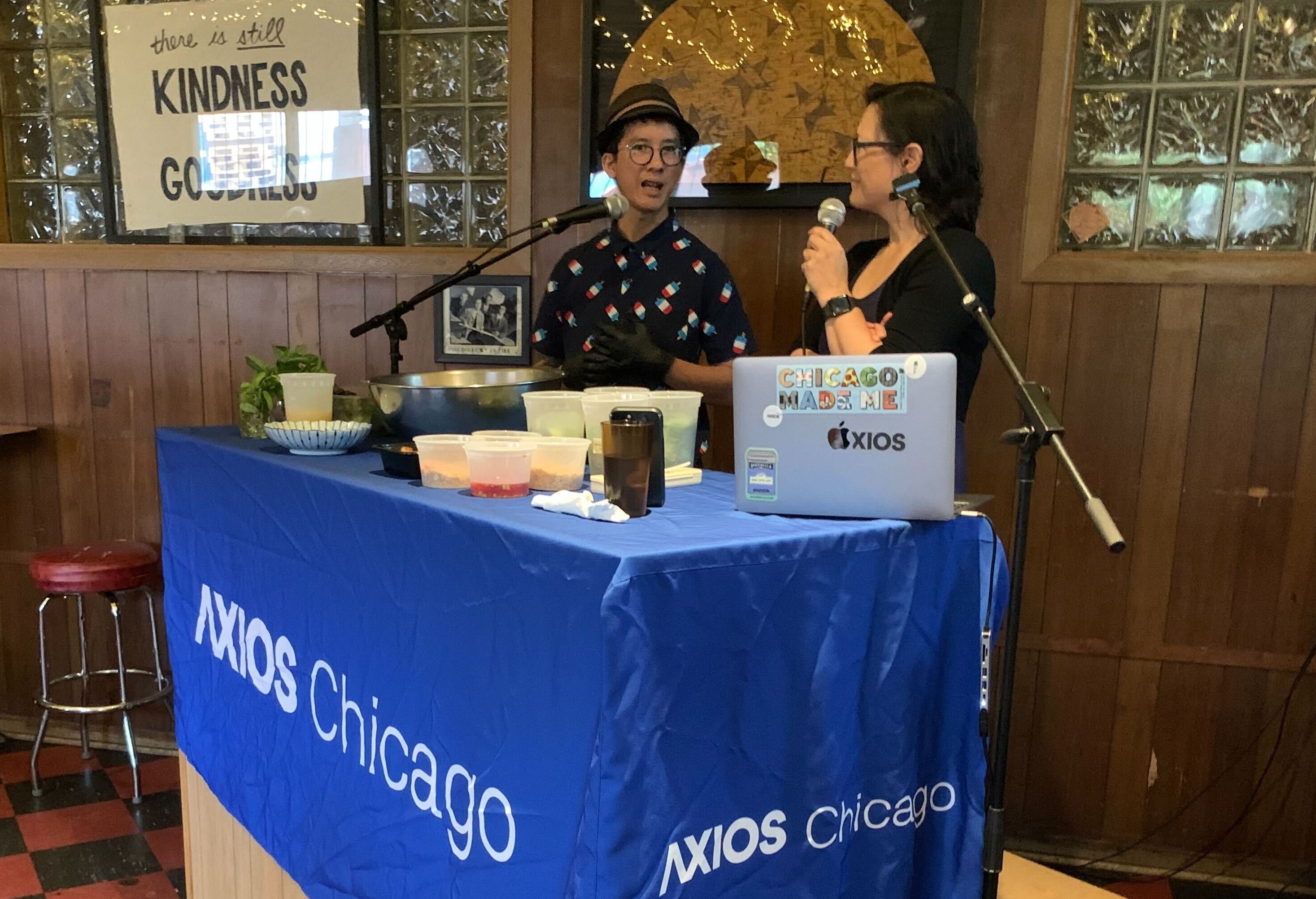 Ethan Lim of Hermosa shares chicken salad recipe - Axios Chicago