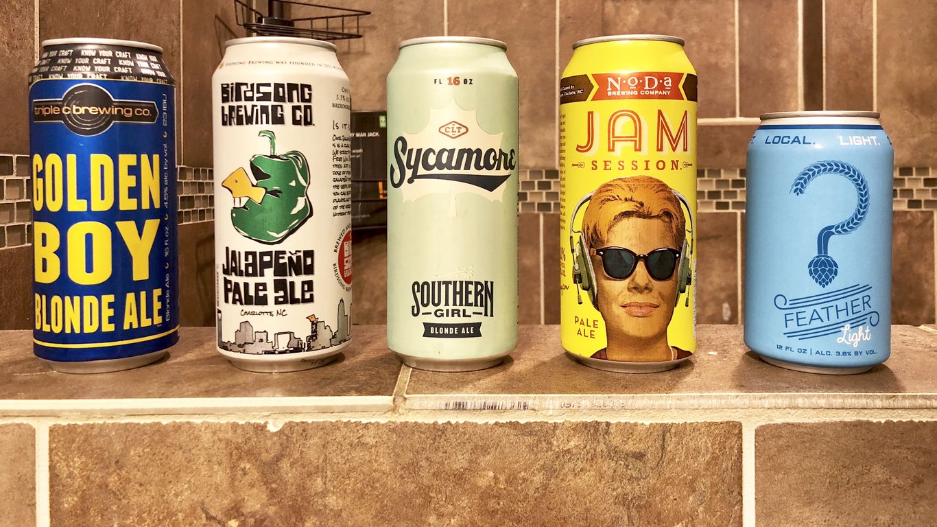 5 best local craft beers to drink in the shower - Axios Charlotte