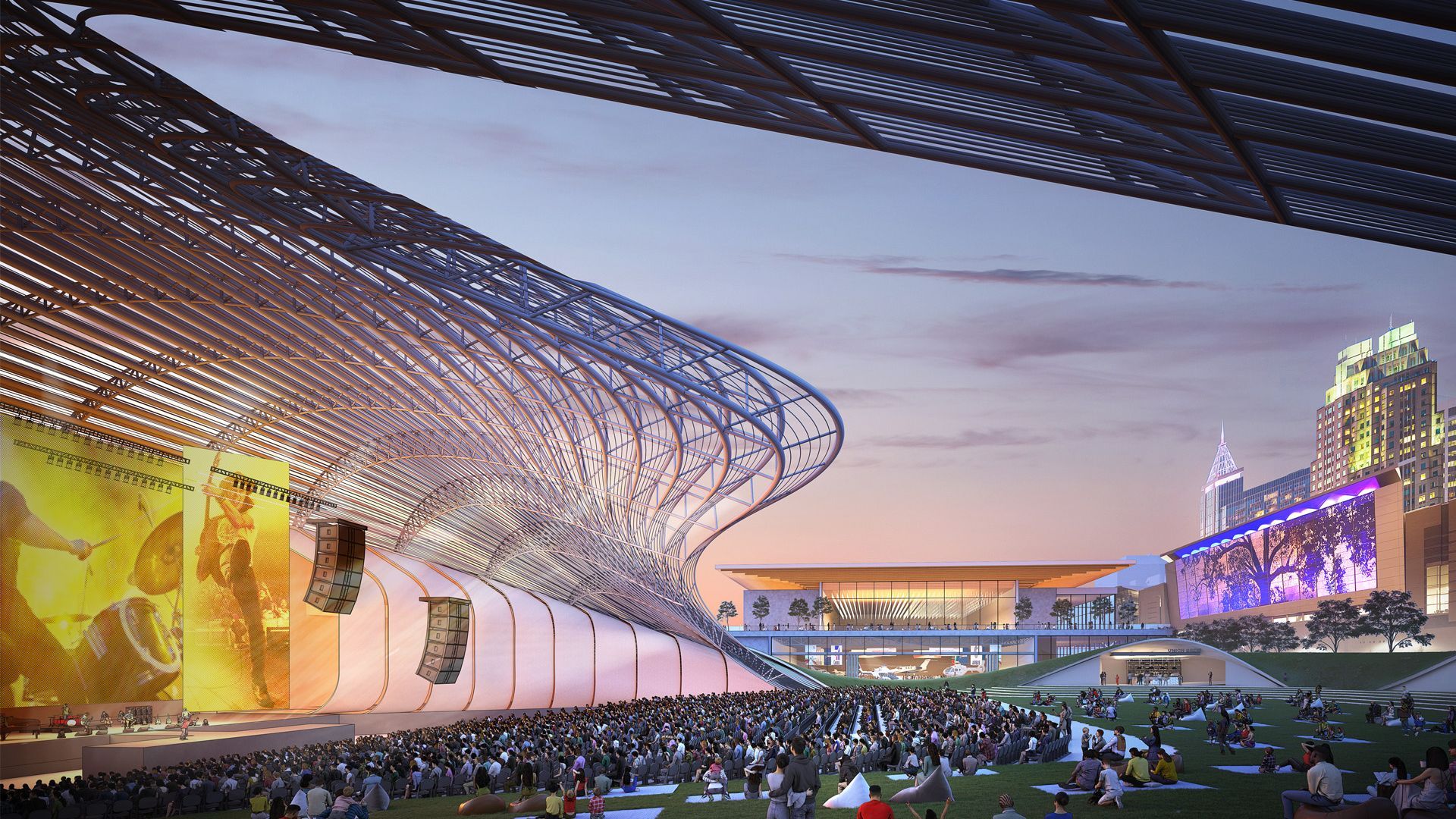 Red Hat Amphitheater's future at risk over proposed Raleigh street ...