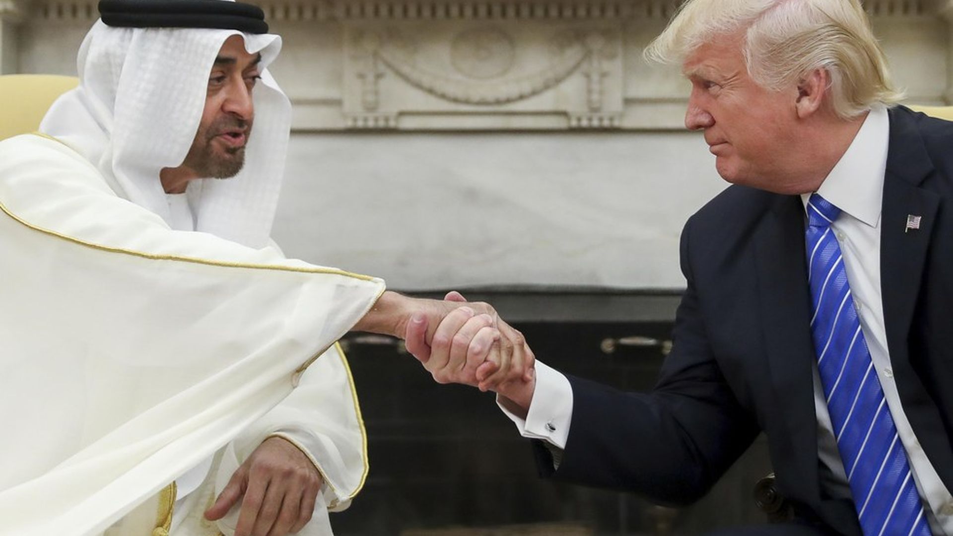 Trump welcomes Abu Dhabi Crown Prince