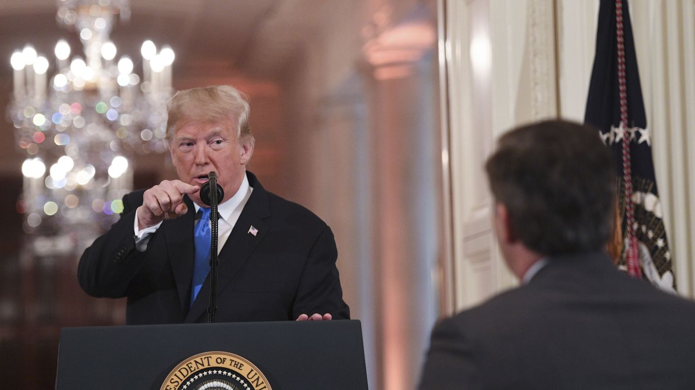 CNN sues Trump over Jim Acosta's press pass