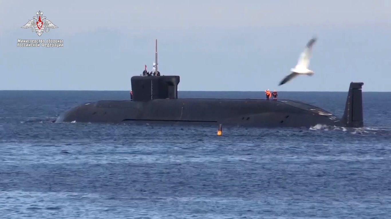 New Russian submarine tests intercontinental missile for first time