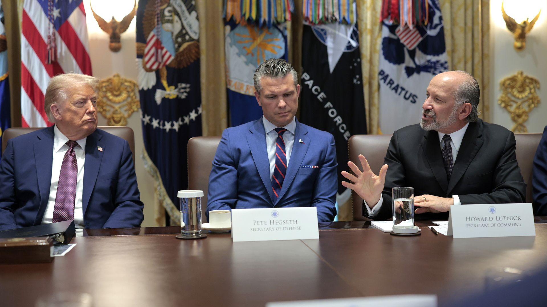 Defense contractors sidestep Trump chatter of partial ownership