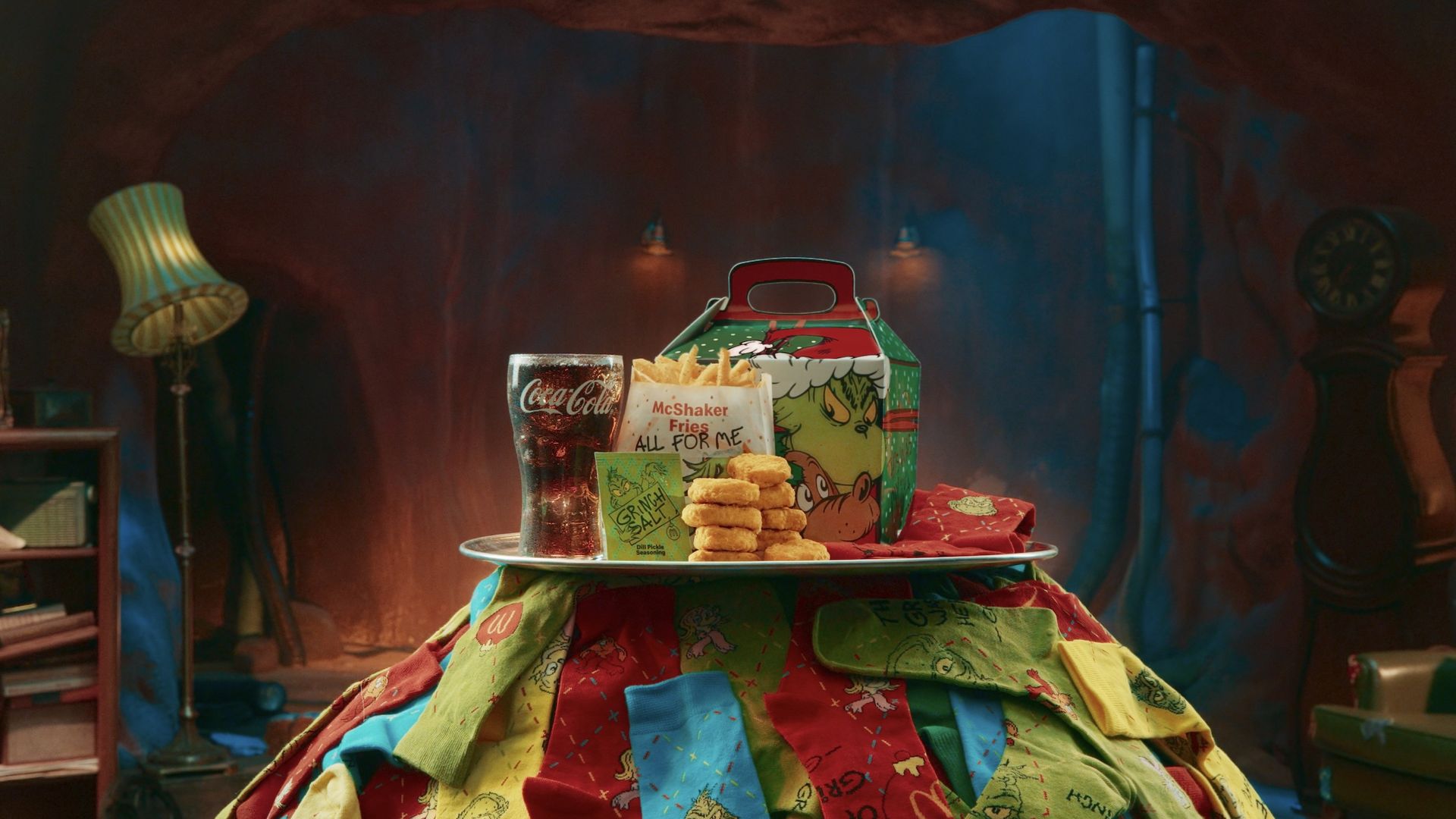 McDonald's Grinch Meal launches Dec. 2 with pickle-flavored fries, socks