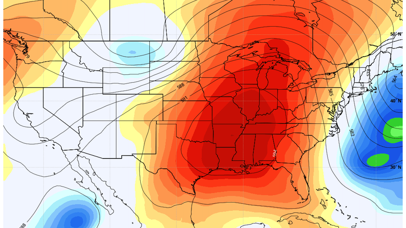 Heatwave to bring record highs to Midwest, South this week