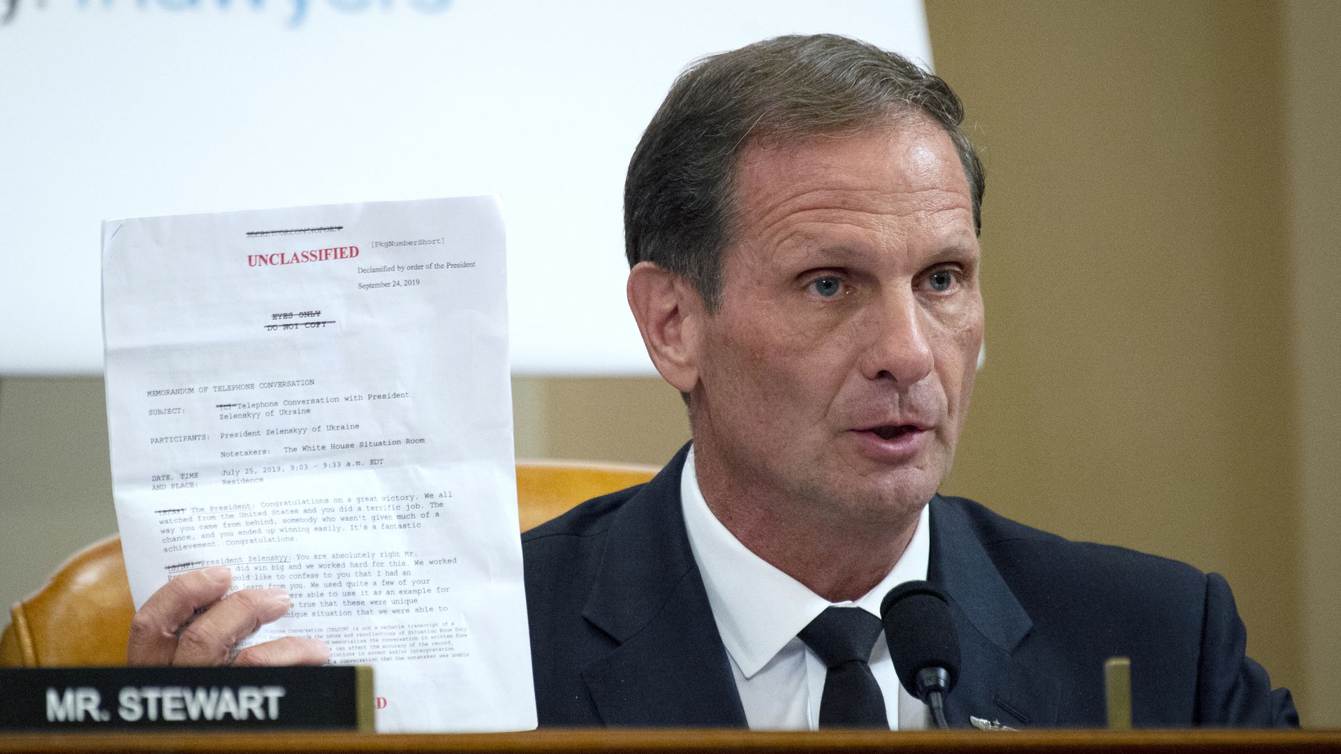 Trump eyes ex-Rep. Chris Stewart as director of national intelligence