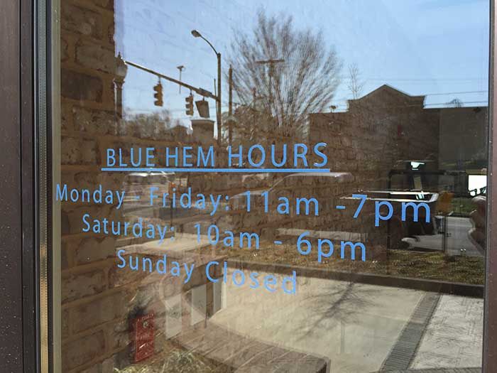 Denim boutique Blue Hem opens tomorrow in South End. Peek inside ...