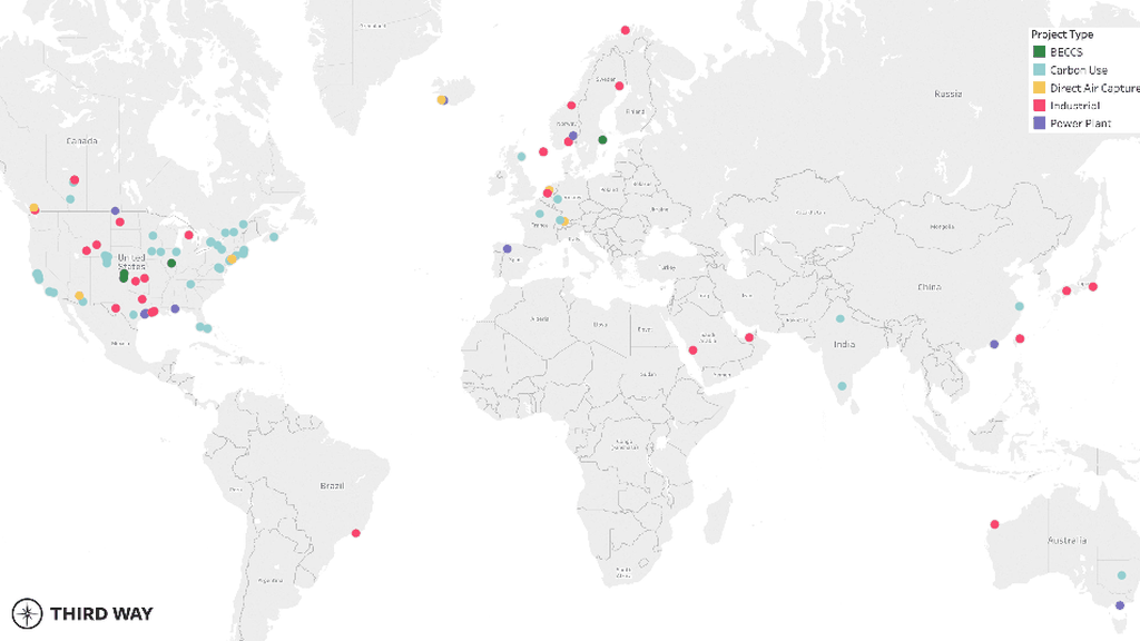 First look: Mapping carbon capture projects