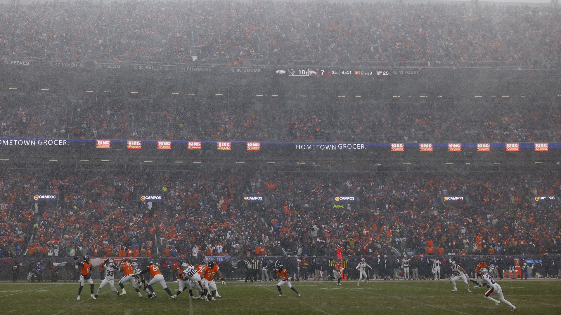 Broncos eliminated from playoffs after 10-7 loss to Patriots - Axios Denver