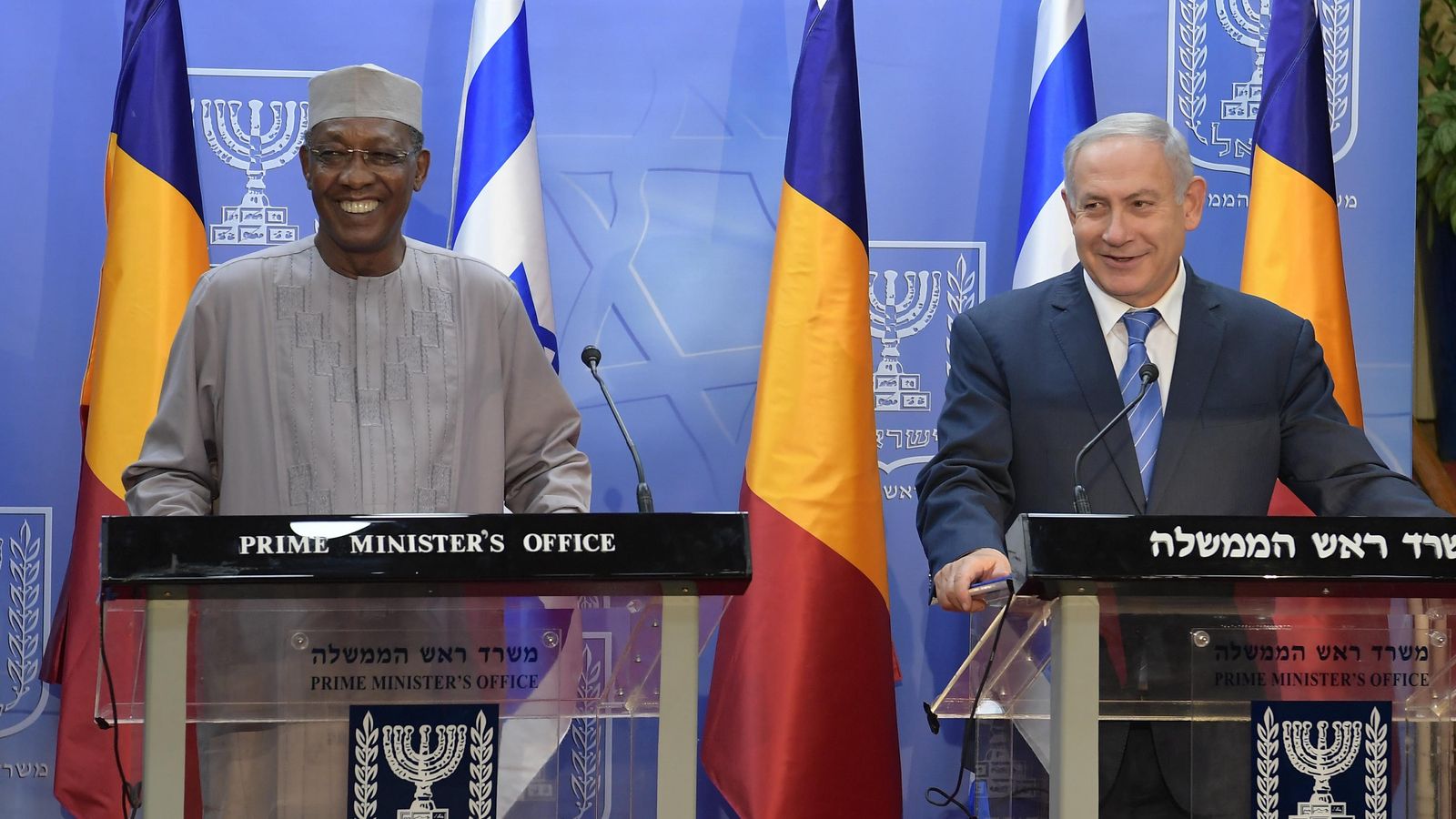 President of Chad made military hardware demand on historic Israel trip