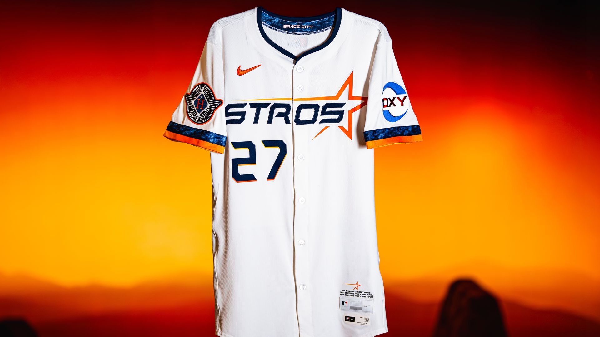 Houston Astros unveil new Space City jerseys - Axios Houston
