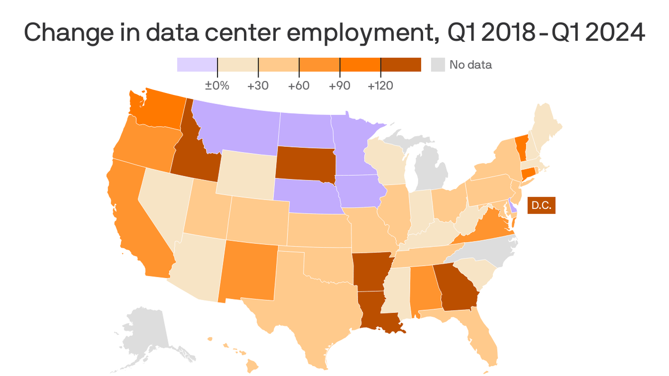 Mapped: Ohio data center jobs and economic impact - Axios Columbus