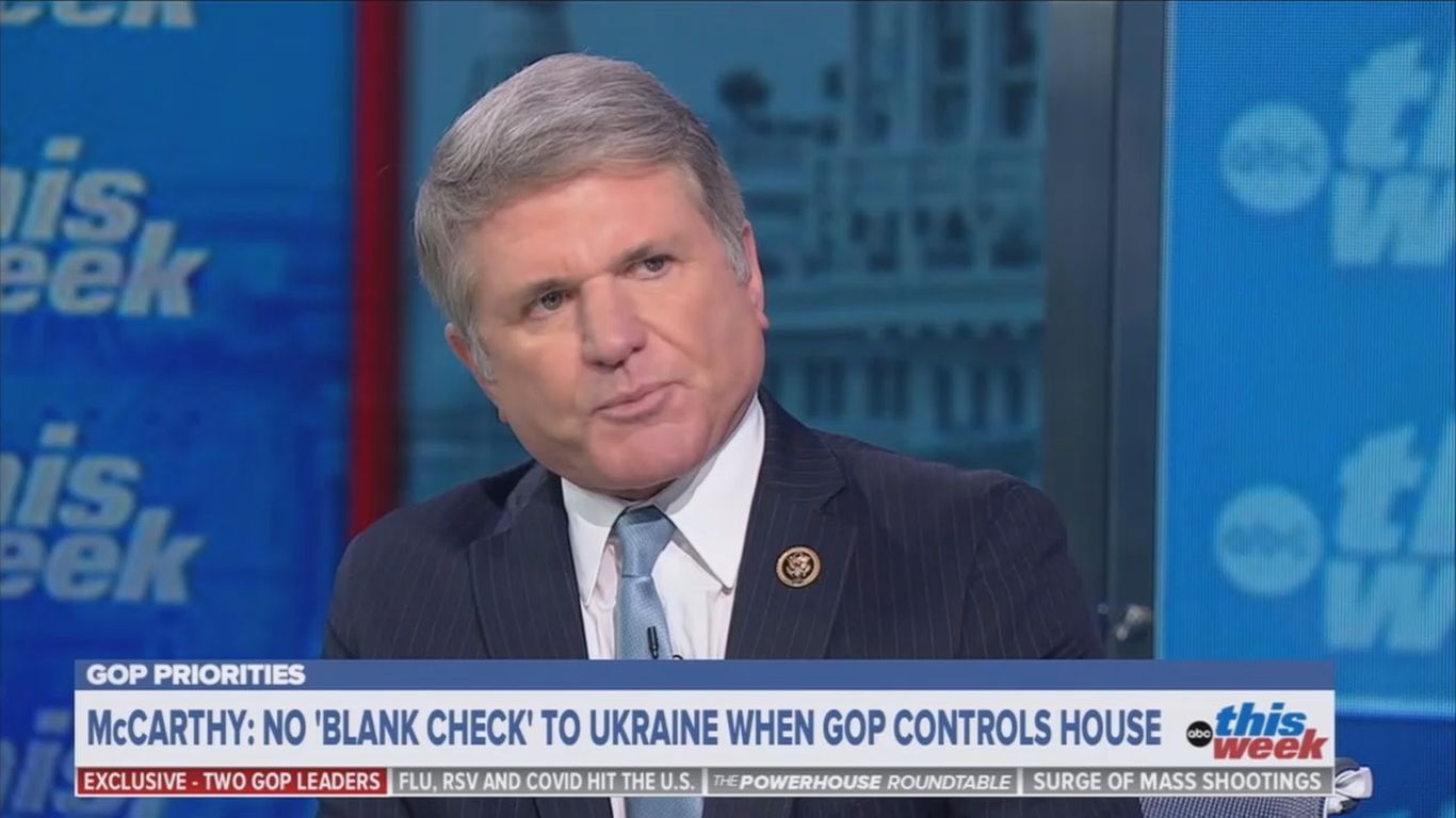 Mccaul Were Not Going To Write A Blank Check To Ukraine Vows
