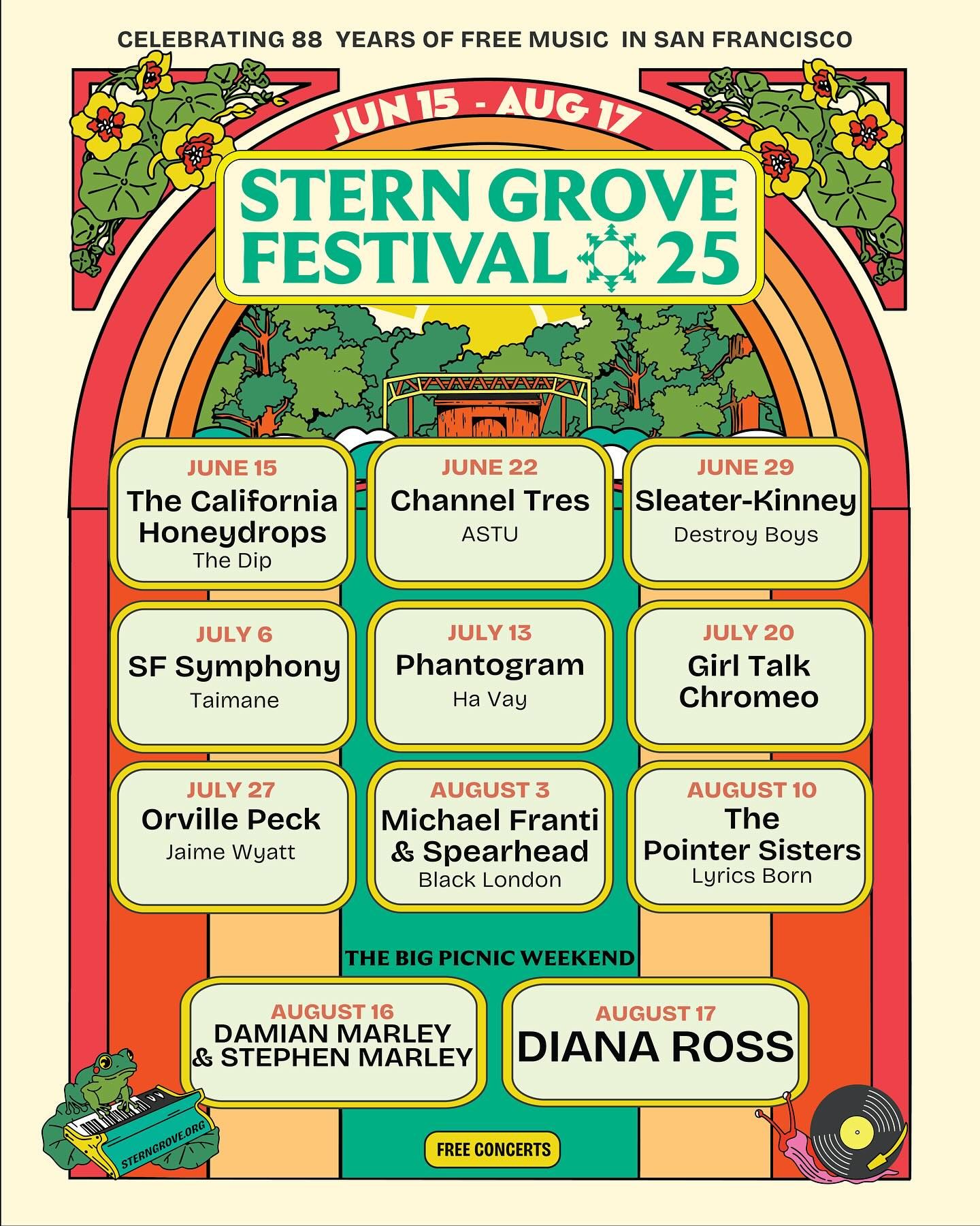 Diana Ross, Bob Marley's sons to headline Stern Grove this summer ...